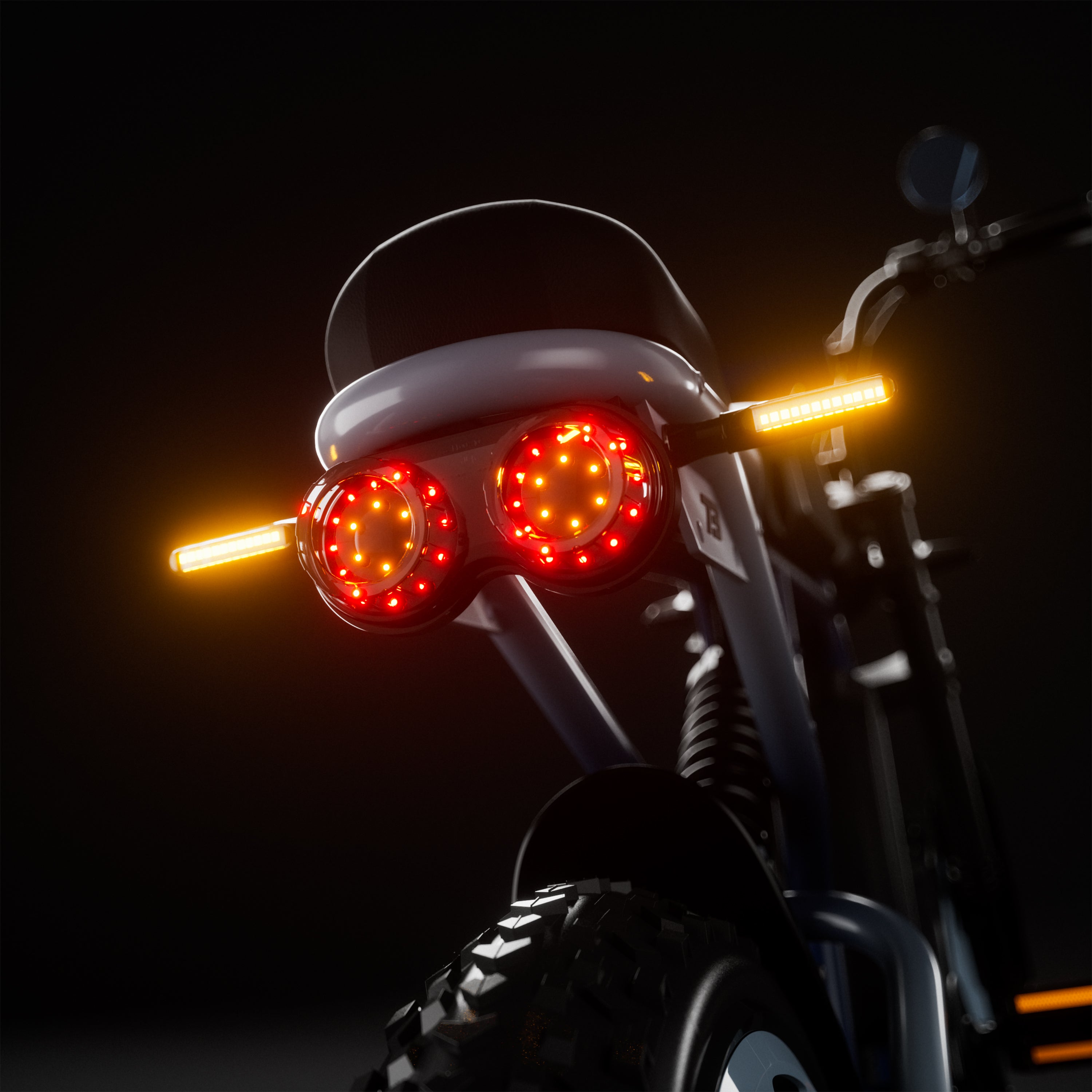 LED Turn Signal Light and Tail Light Kit with Battery For Super73 – EVMOD