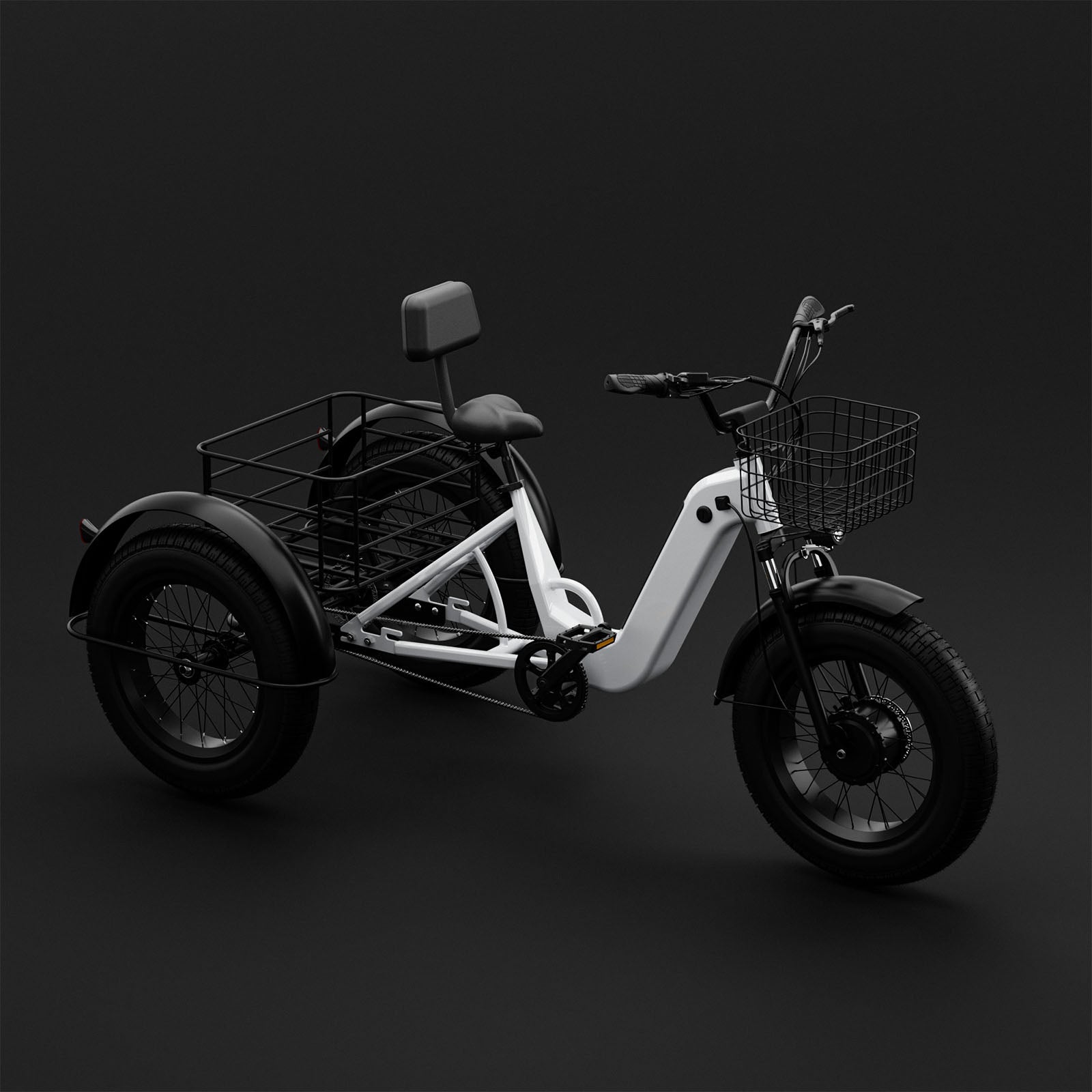 Tricycle Three-Wheel Fat Tire Electric Bike – EVMOD