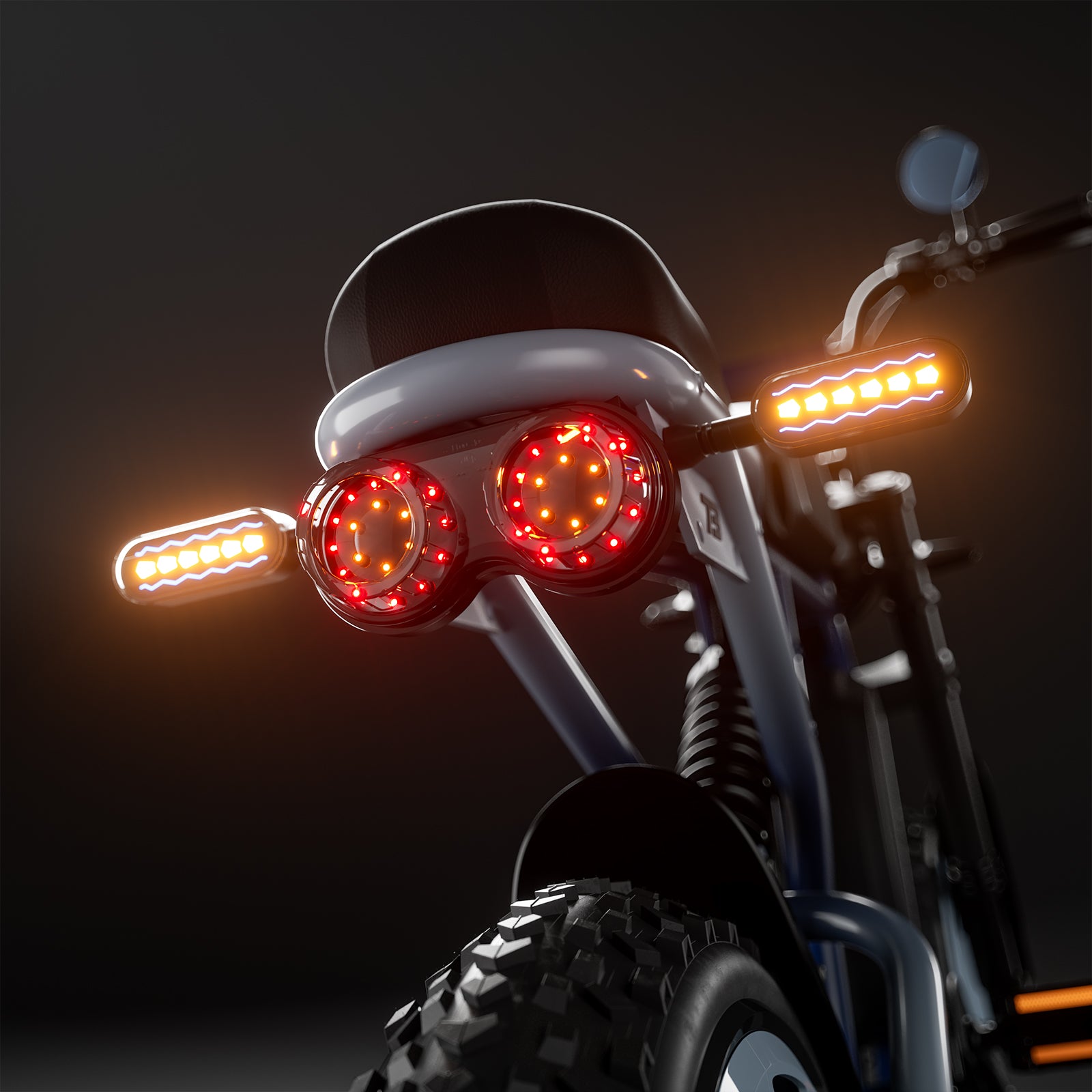 LED Turn Signal Light and Tail Light Kit with Battery For Super73 – EVMOD